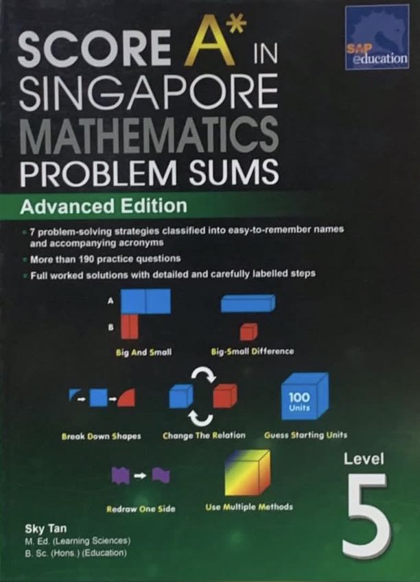 Primary 5 Score A* in Singapore Mathematics Problem Sums Assessment ...