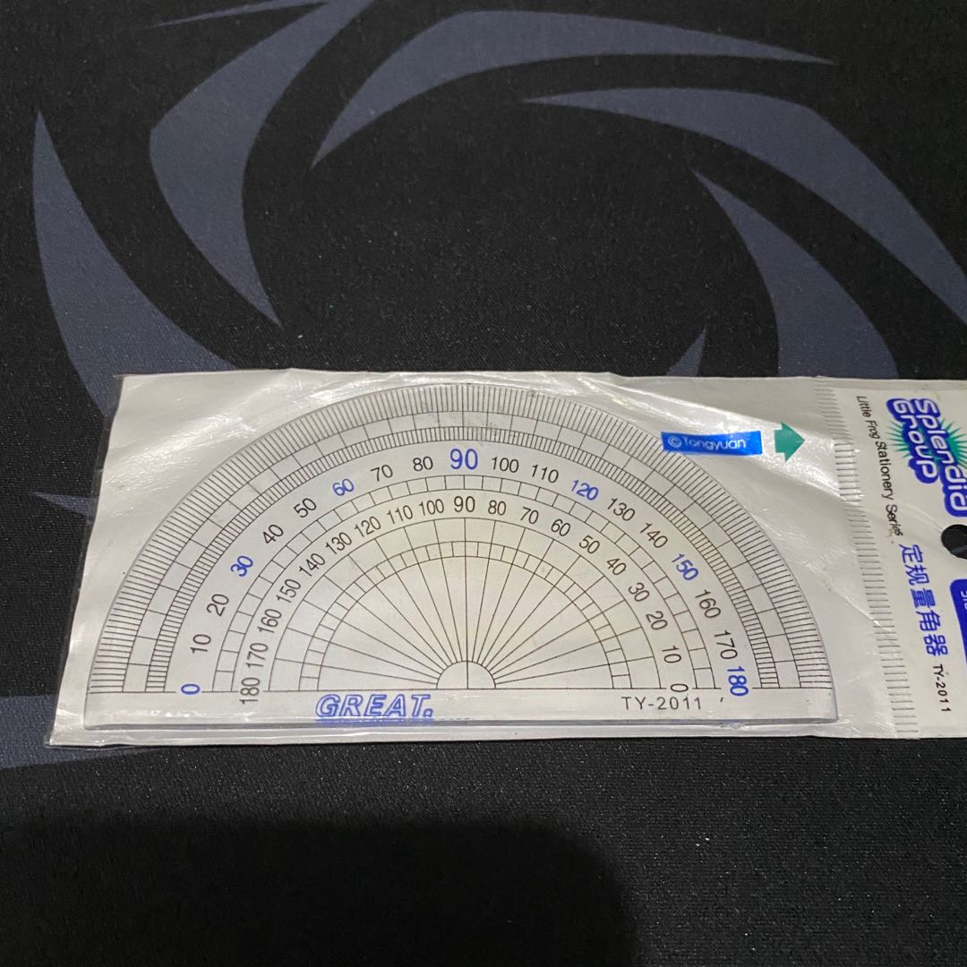 Protractor & protractor set, Hobbies & Toys, Stationery & Craft ...