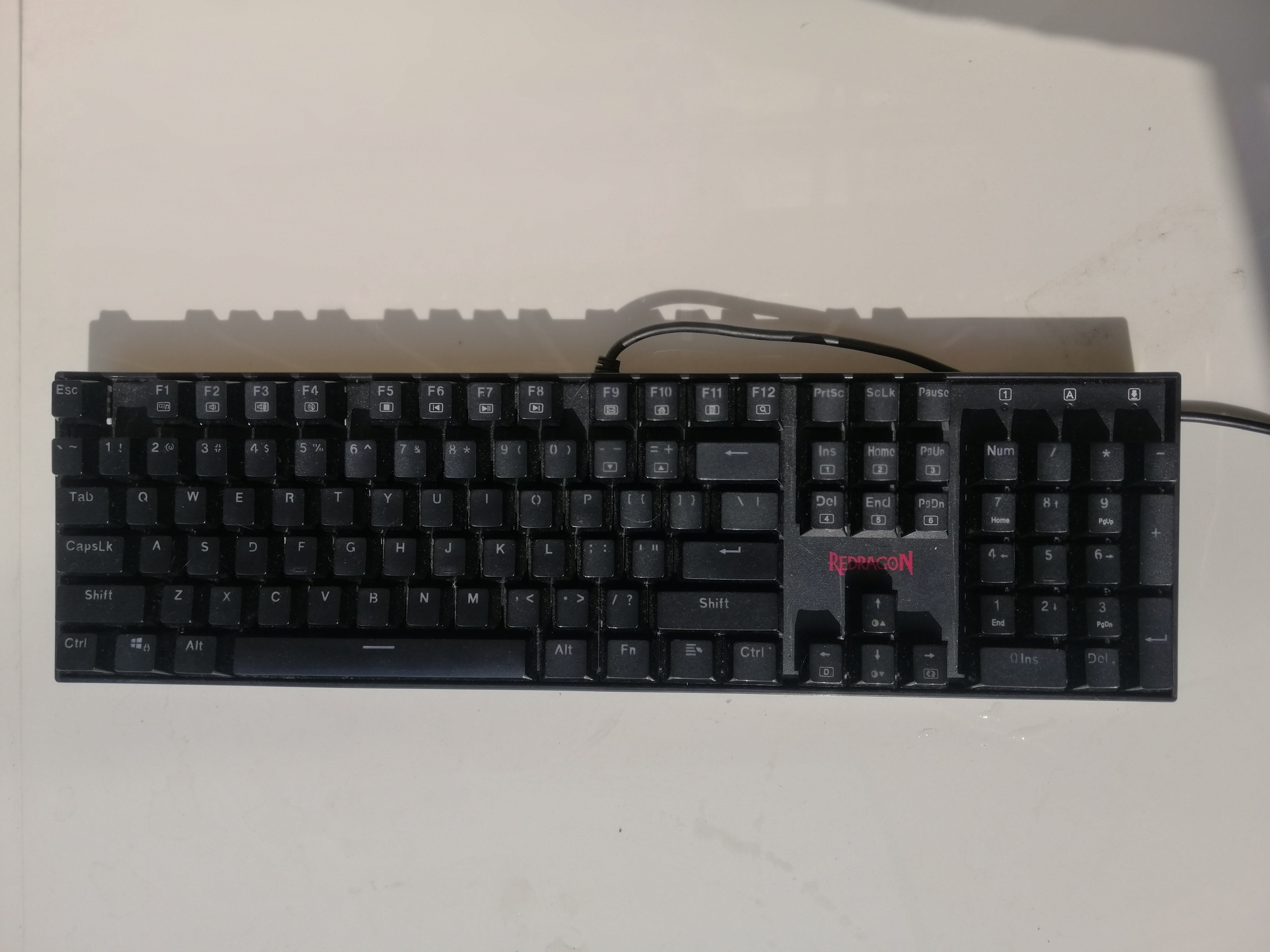 Red dragon mechanical keyboard Vara, Computers & Tech, Parts ...