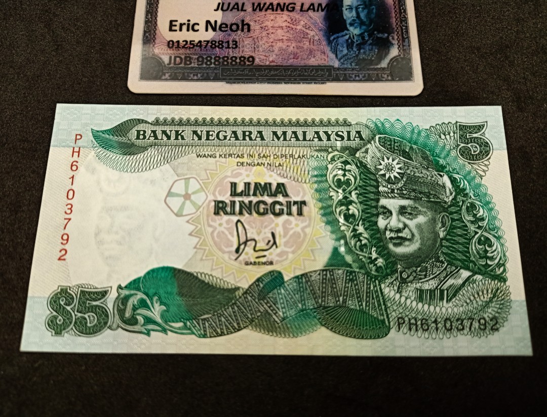 RM5 6th PH6103792 GEF Banknote Duit Lama, Hobbies & Toys, Collectibles ...