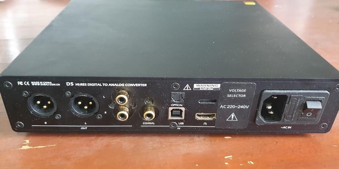 Sabaj D5 DAC + Headphone amplifier, Audio, Other Audio Equipment on ...
