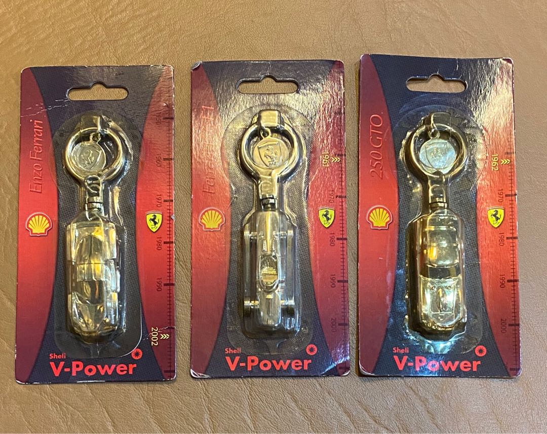 Shell V Power Ferrari Key Chain Collectibles, Hobbies & Toys ...
