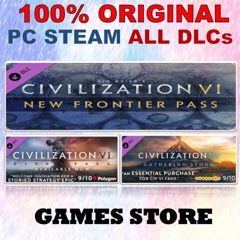 Sid Meier's Civilization VI ALL DLC ( Civilization 6 ) 【STEAM / EPIC ...