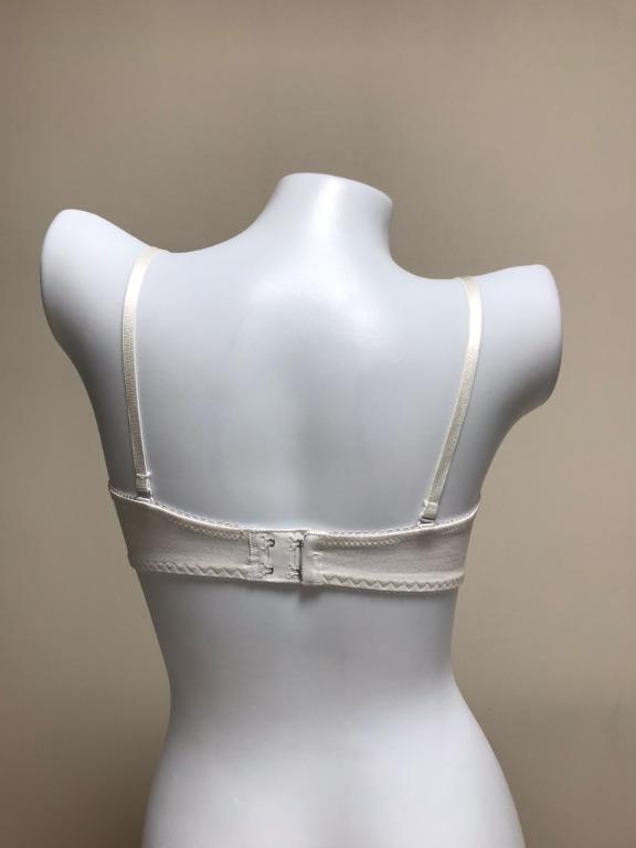 特價 (Size C75 ) 現貨日本 - Purple & white / Embroidery Bra with wire support ...