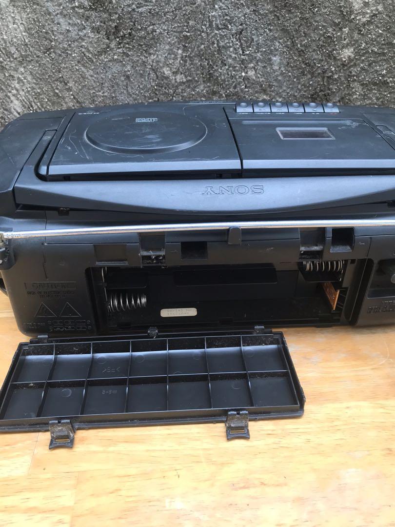 SONY CFD-S30 CD RADIO CASSETTE-CORDER 100V 14W 50/60Hz, Audio, Other ...
