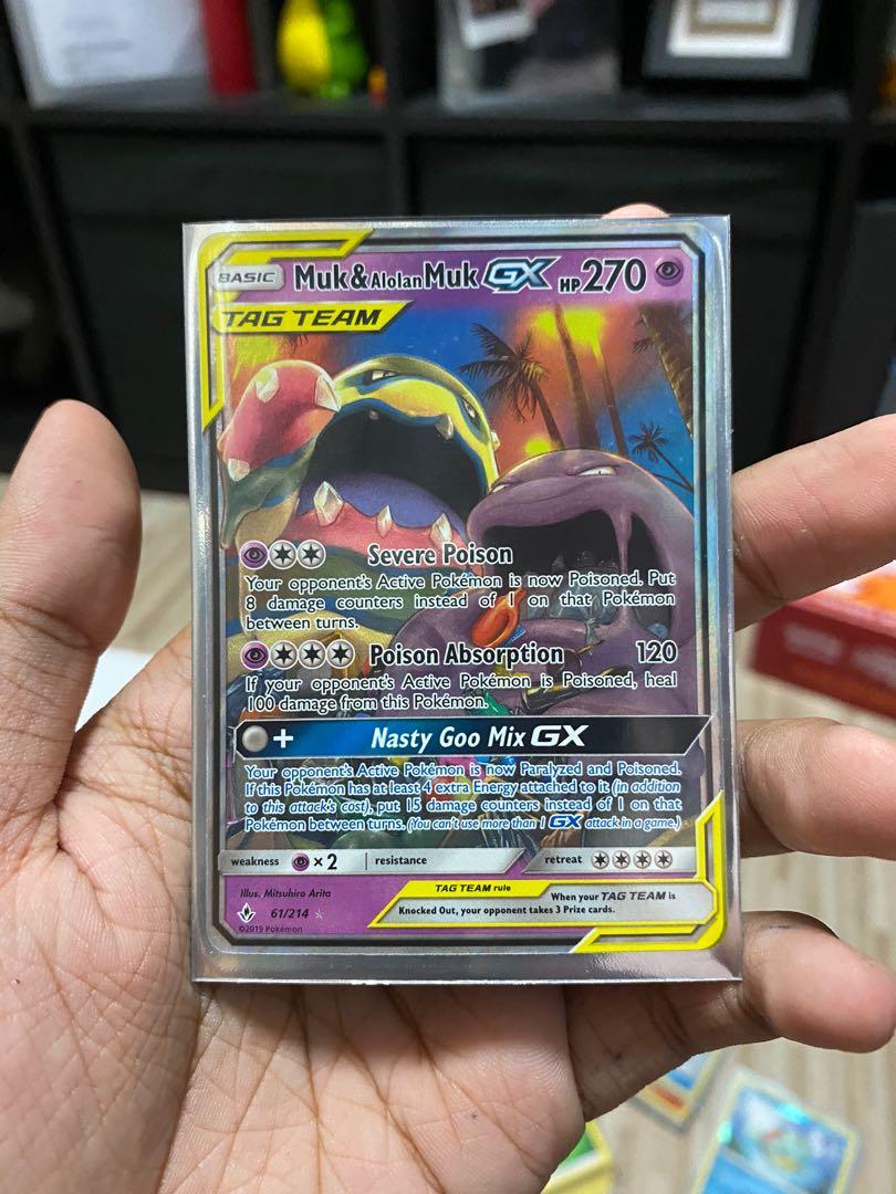 TCG Muk & Alolan Muk GX, Hobbies & Toys, Toys & Games on Carousell