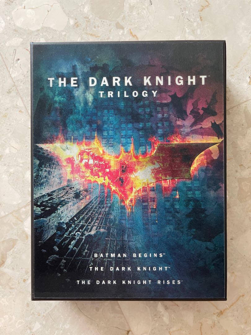 The Dark Knight Trilogy box set, Hobbies & Toys, Music & Media, CDs ...