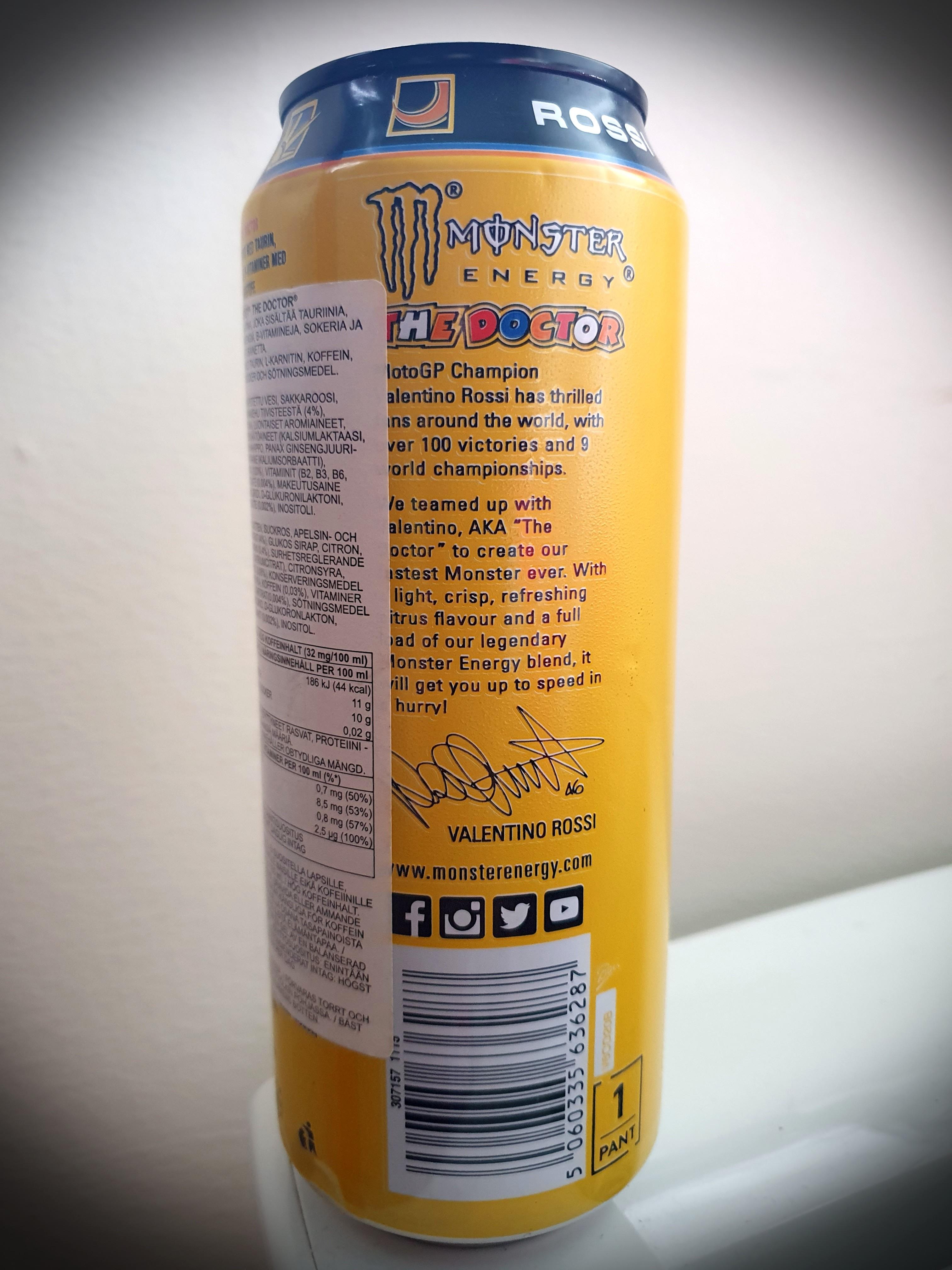 "The Doctor" Monster Energy, Health & Nutrition, Health Supplements ...