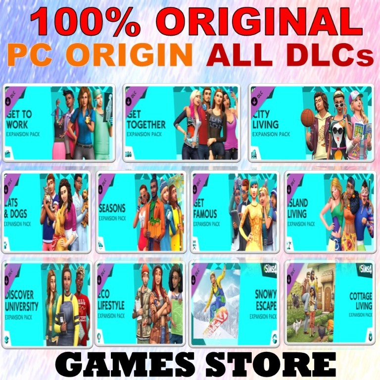 The Sims 4 with ALL DLC 【STEAM / ORIGIN ONLINE】, Video Gaming, Video ...