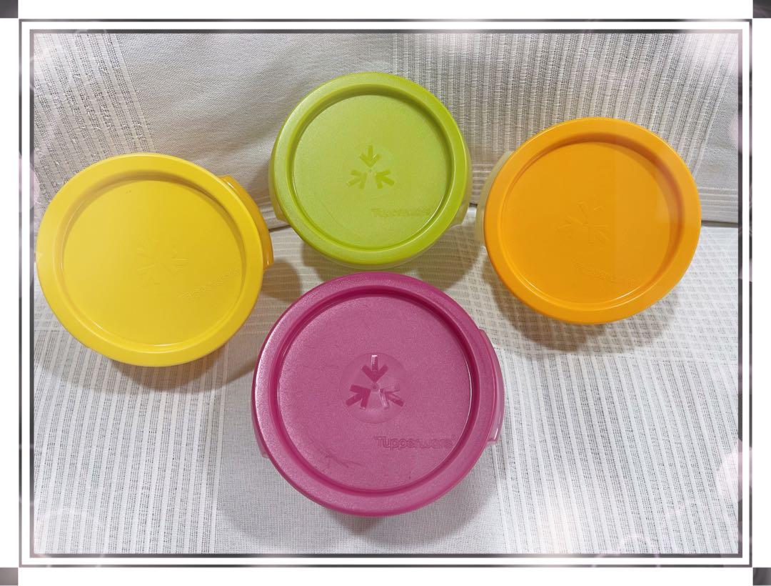 Tupperware Round Containers (1 set - 4 Conatiners), Furniture & Home ...