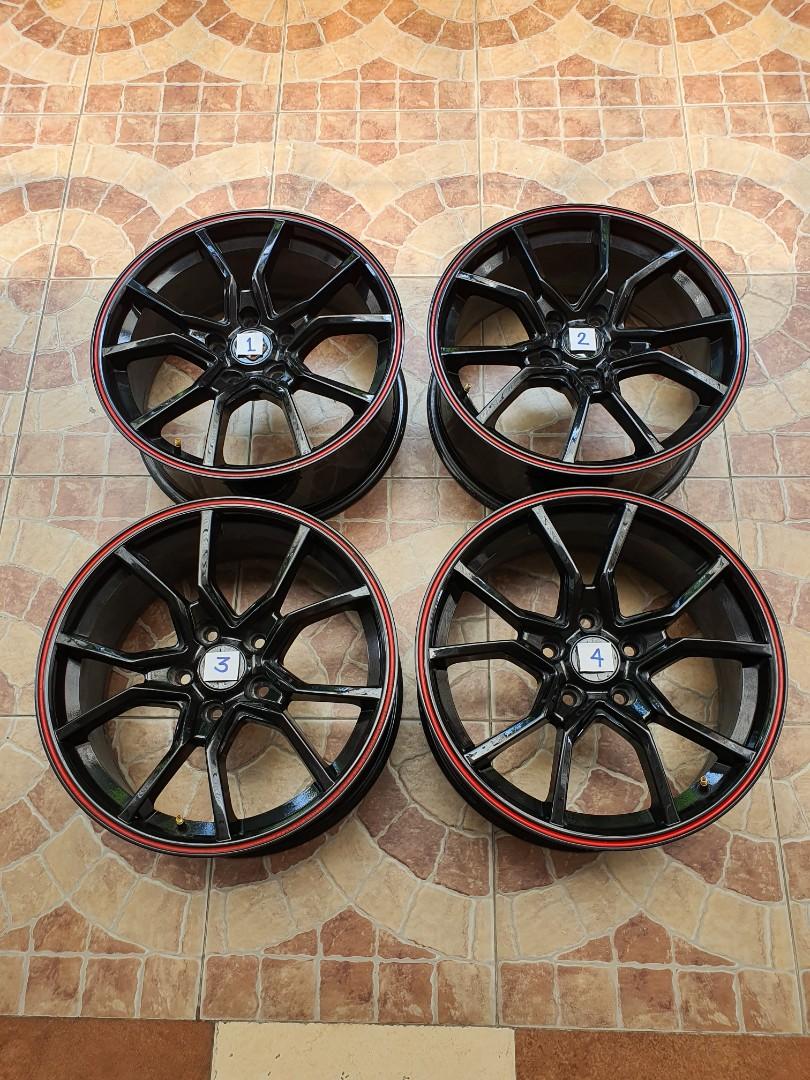 Type R Mags For Sale, Size 17 5Holes PCD 114.3. Fits CR-V, HR-V, KONA ...