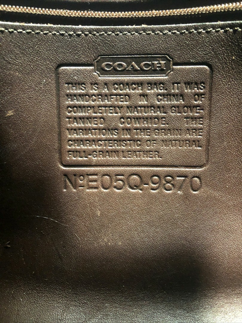 Vintage Coach Court 9870, Luxury, Bags & Wallets on Carousell
