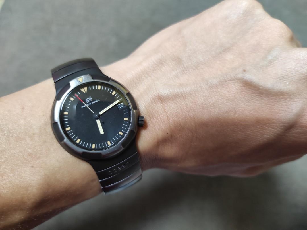 Vintage Rare PVD Titanium Ticon Coated Porsche Design by IWC diver ...