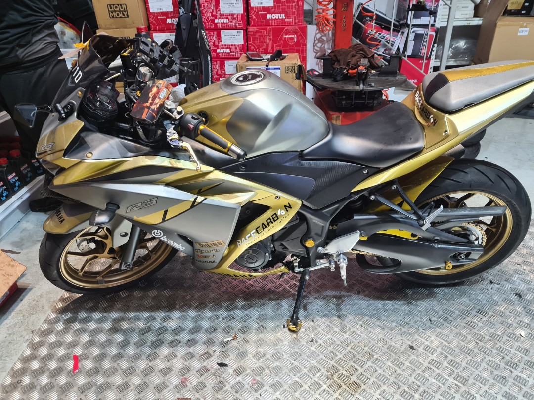 YAMAHA R3 TOP OVERHAUL, Motorcycles, Motorcycle Accessories on Carousell