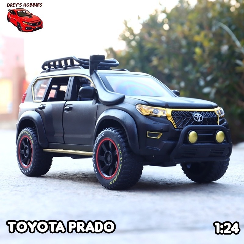 1:24 Toyota Prado SUV Off Road Model Car Diecast Toy Vehicle with Box ...