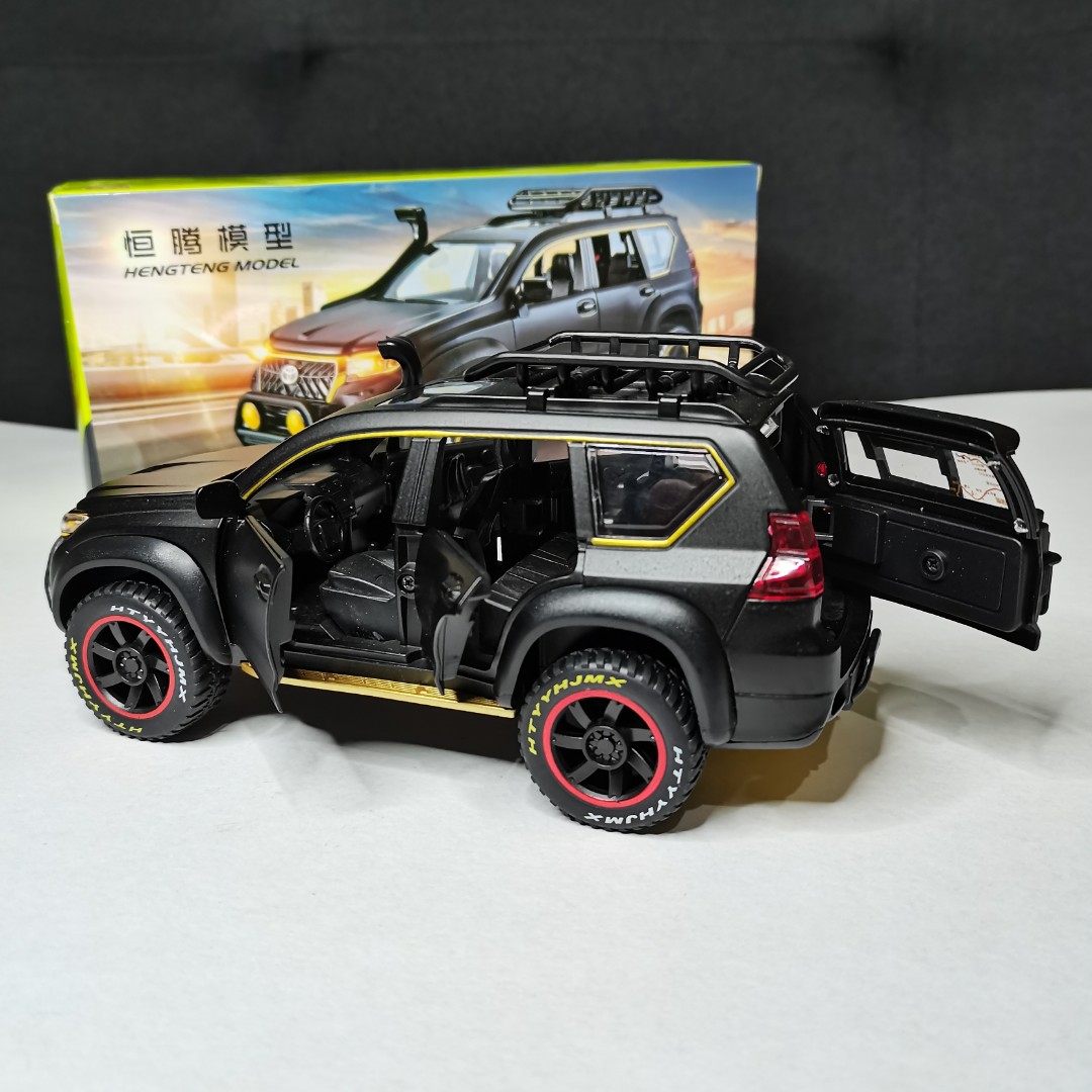 1:24 Toyota Prado SUV Off Road Model Car Diecast Toy Vehicle with Box ...