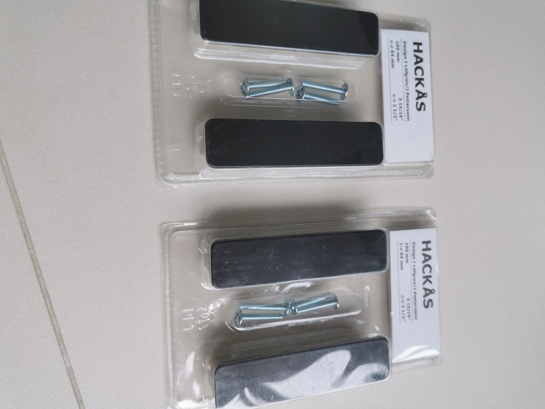 2 sets Ikea Hackas door handle, Furniture & Home Living, Security ...