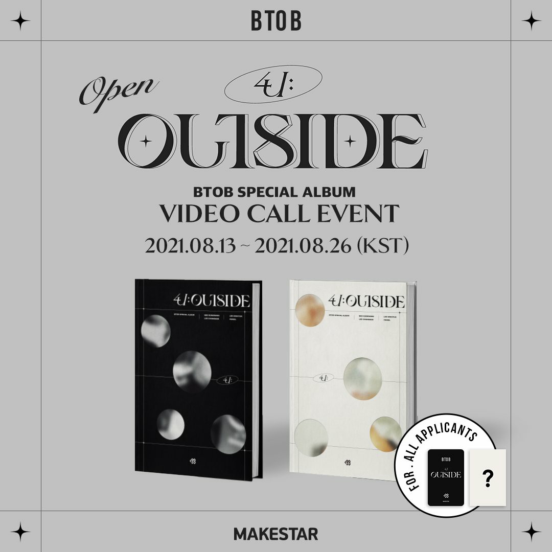 [預購] Makestar - BTOB Special Album 4U: OUTSIDE, 興趣及遊戲, 收藏品及紀念品, 韓流 - Carousell