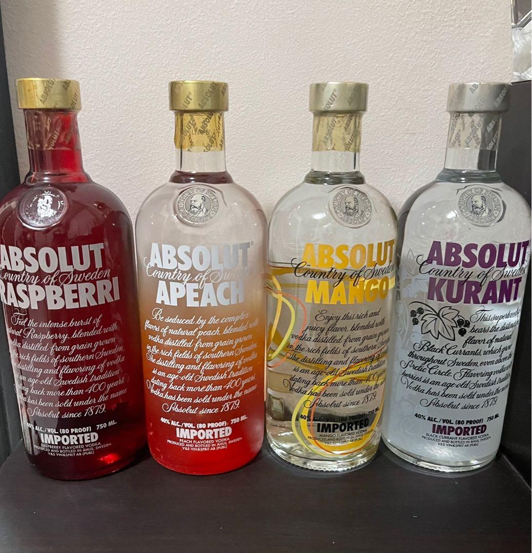 Absolut Vodka, Food & Drinks, Beverages on Carousell