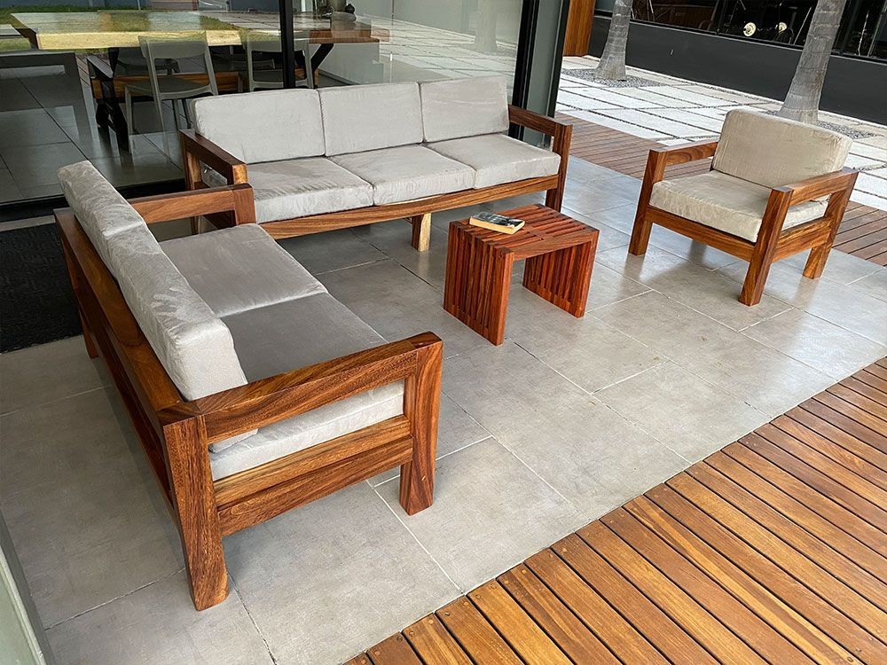 Acacia sofa, Furniture & Home Living, Furniture, Sofas on Carousell