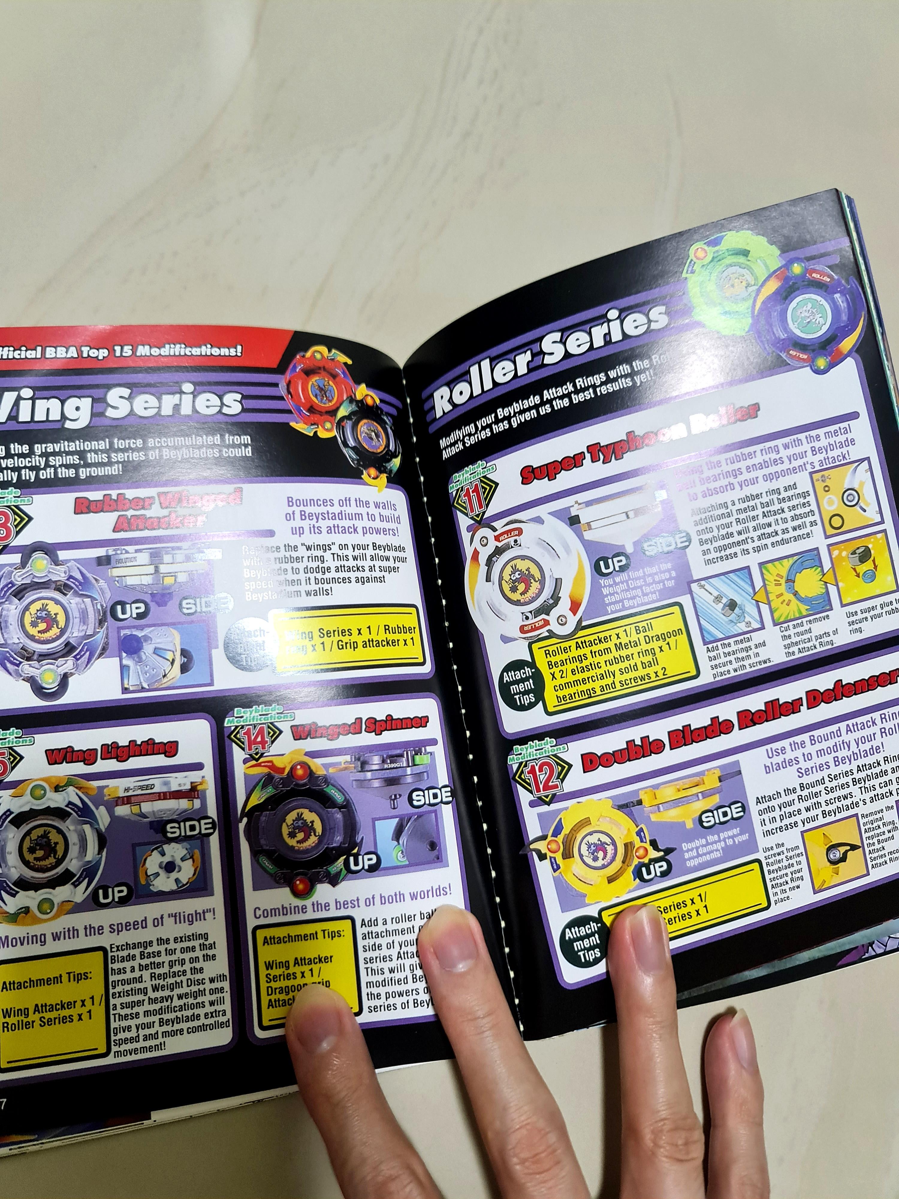 Beyblade book, Hobbies & Toys, Toys & Games on Carousell