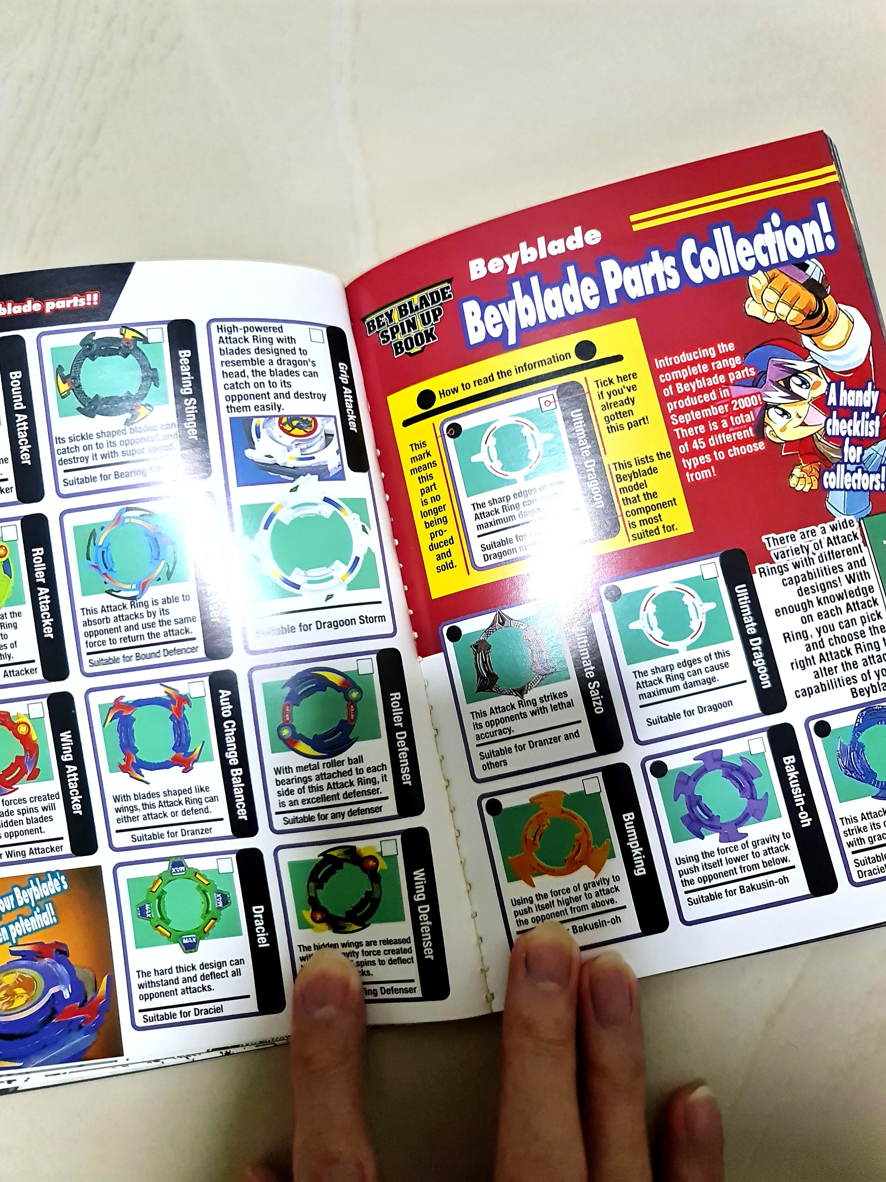 Beyblade book, Hobbies & Toys, Toys & Games on Carousell