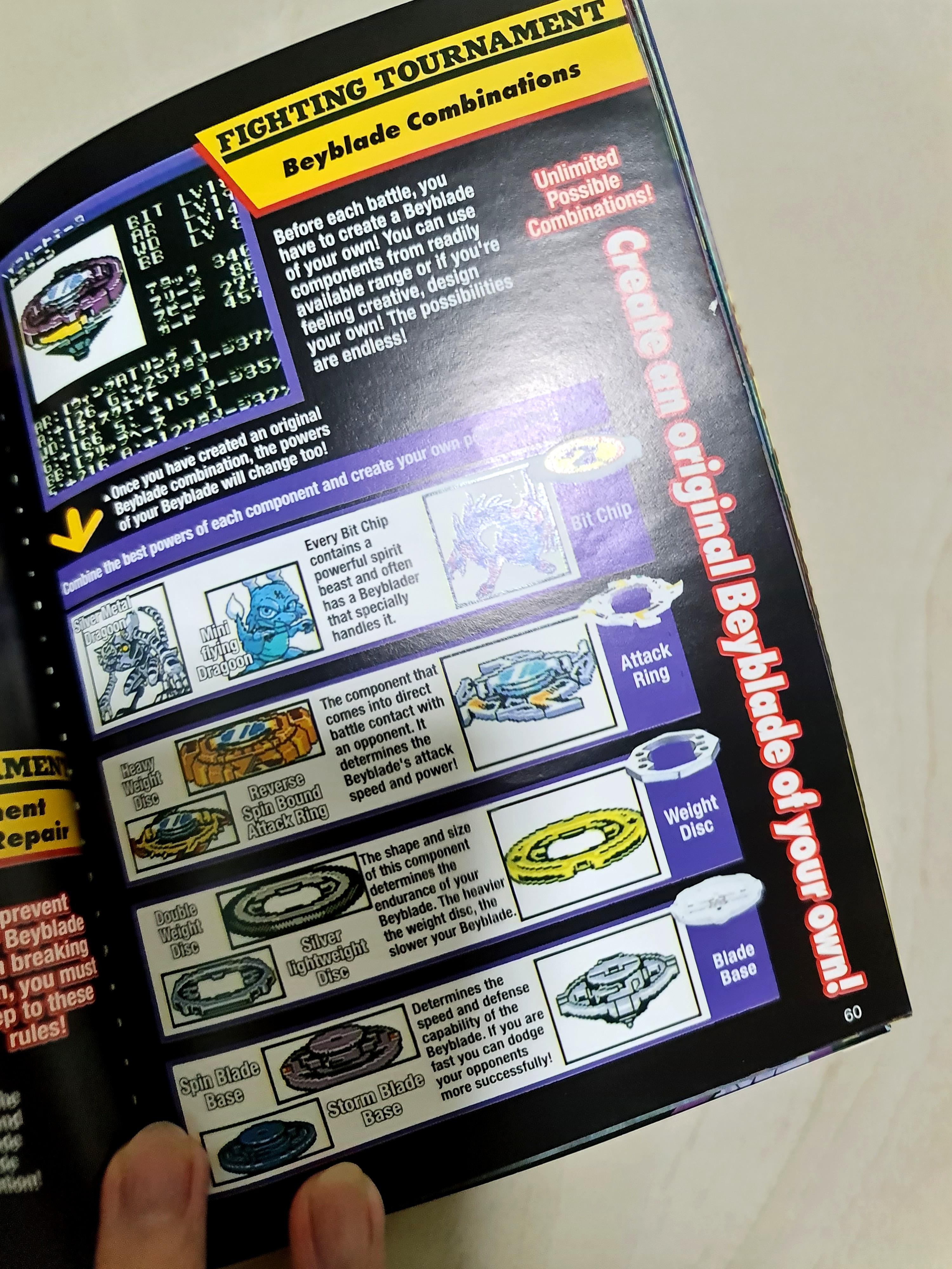 Beyblade book, Hobbies & Toys, Toys & Games on Carousell
