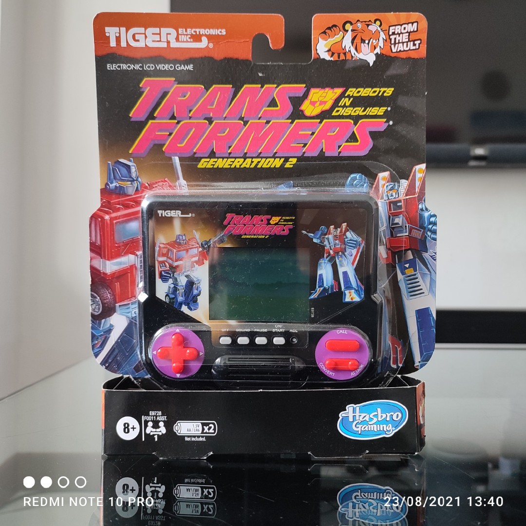 [BNIB] Hasbro Gaming Tiger Electronics Transformers G2 Retro-Inspired ...