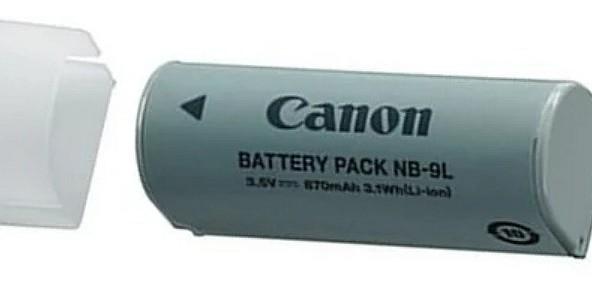 Canon NB-9L Rechargeable Lithium-Ion Battery Pack, Photography ...