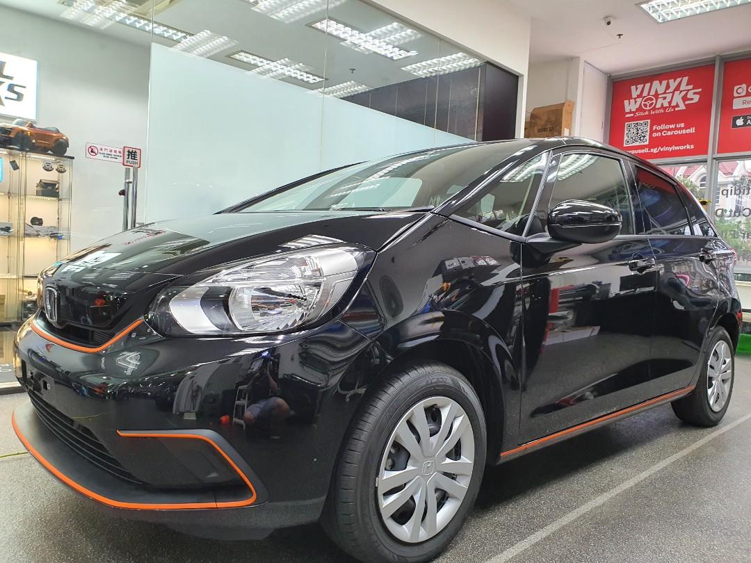 Car Wrap - Honda Fit vinyl lining strips, Car Accessories, Car ...