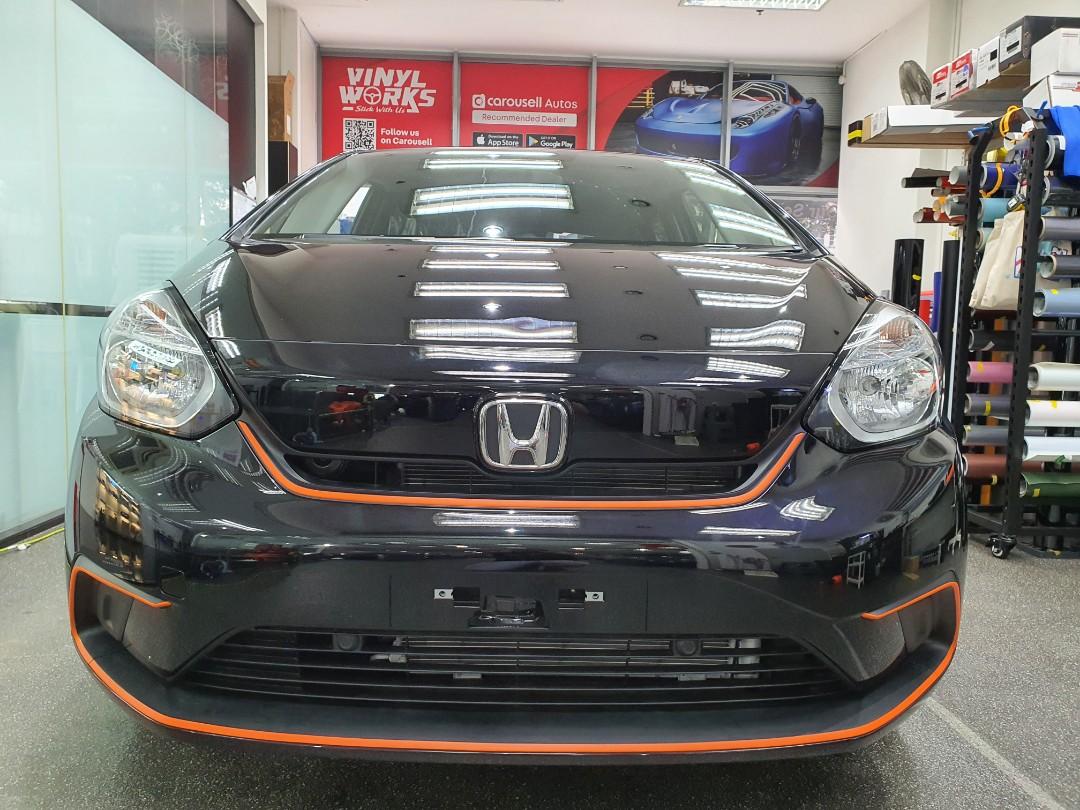 Car Wrap - Honda Fit vinyl lining strips, Car Accessories, Car ...