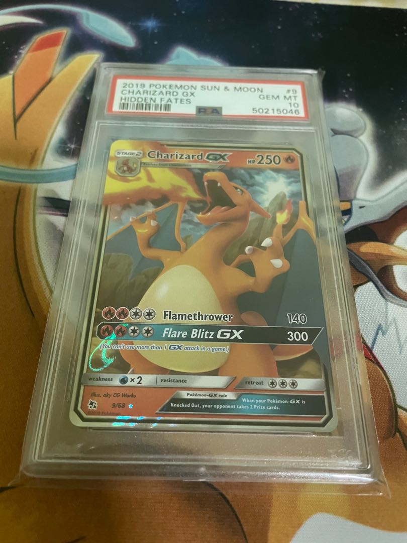Pokemon TCG Charizard GX Hidden Fates PSA 10, Hobbies & Toys, Toys ...