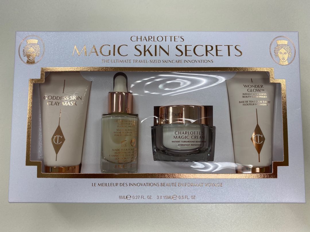 Charlotte Tilbury Magic Skin Secrets Skincare Set, Beauty & Personal ...