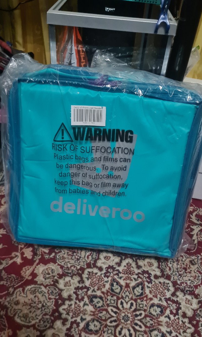 Deliveroo V3 Front Load Bag BNIP, Motorcycles, Motorcycle Accessories ...