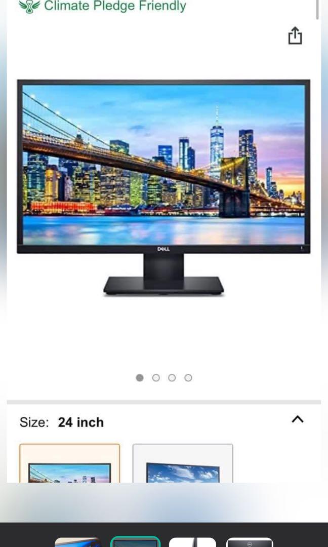 Dell 24” widescreen Led Ips monitor, Computers & Tech, Desktops on ...