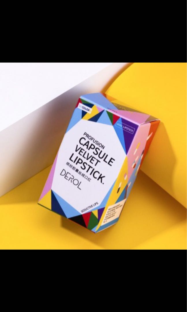 Derol Profusion Capsule Velvet Lipstick, Beauty & Personal Care, Face ...