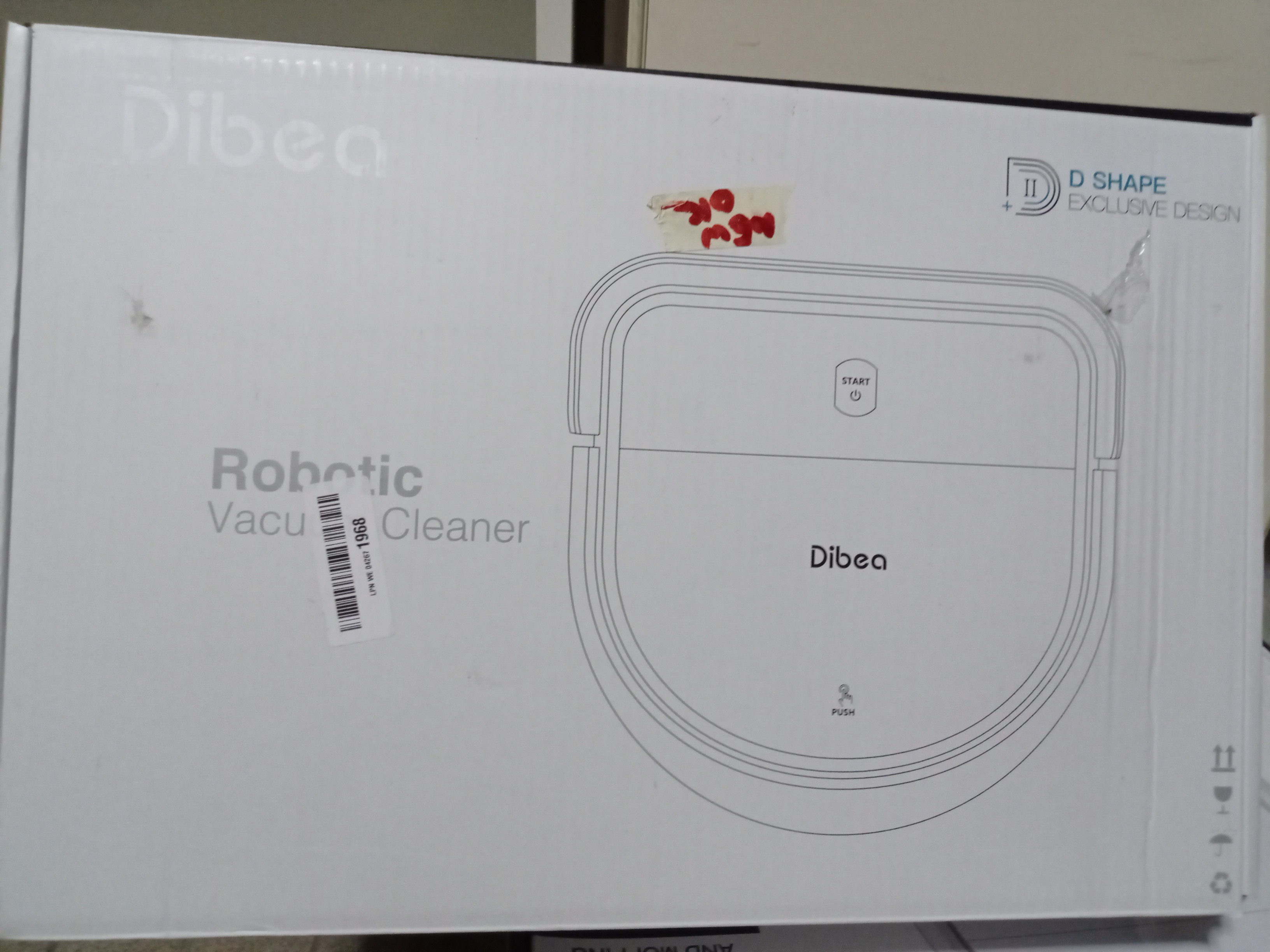 Dibea Robotic Vacuum Cleaner, TV & Home Appliances, Vacuum Cleaner ...