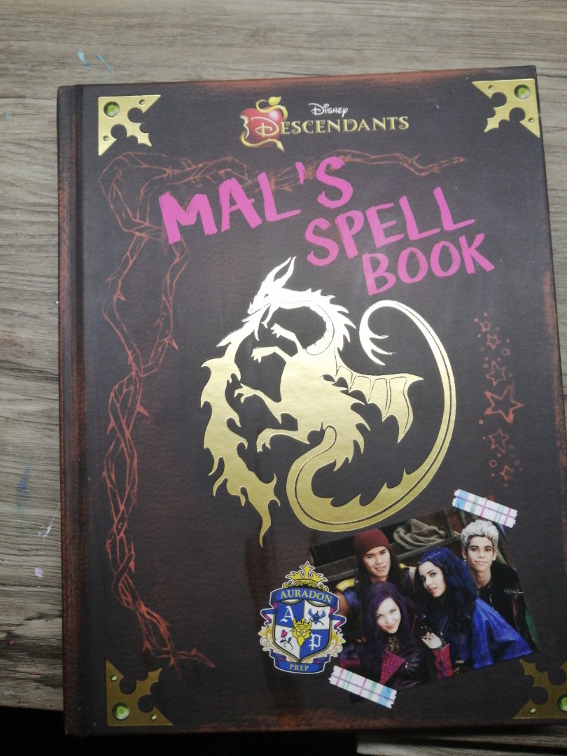 Disney Descendants Mal's Spell book, Hobbies & Toys, Books & Magazines ...