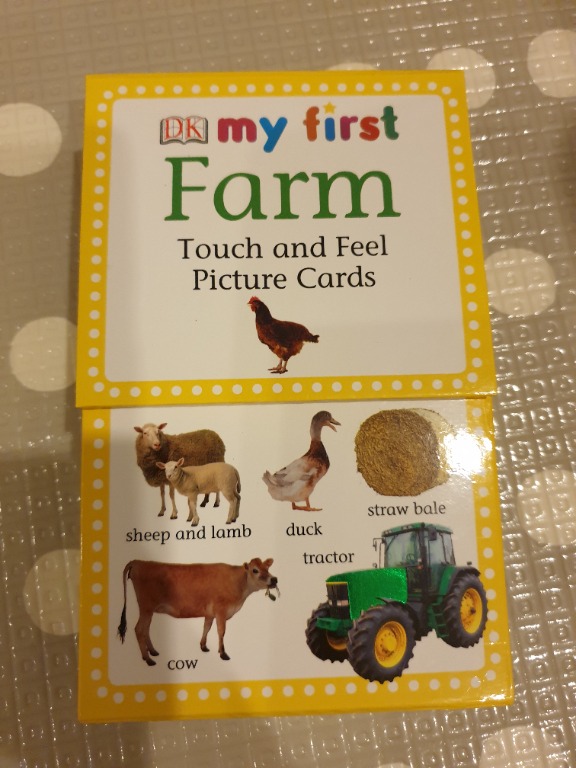 DK my first farm touch and feel picture cards, Babies & Kids, Infant ...