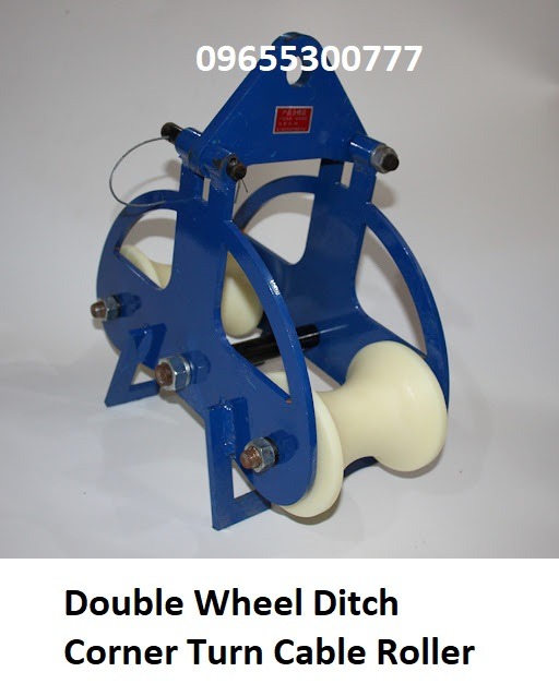 Double Wheel Ditch Corner Turn Cable Roller, Commercial & Industrial ...