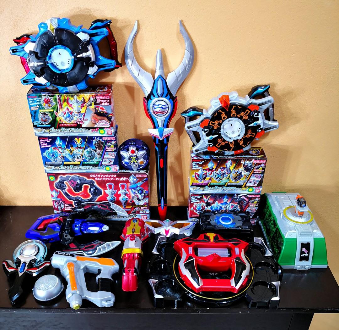 Dx Ultraman Orb Ring Orb Slugger Taiga Spark R/B Gyro Mitsurugi Saki Dx ...
