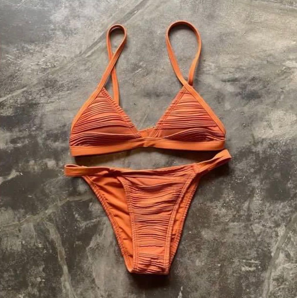 Eighth Mermaid Orange Bikini, Women's Fashion, Swimwear, Bikinis ...