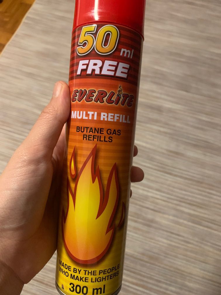 Everlite butane gas multi refill 300ml, Food & Drinks, Other Food ...