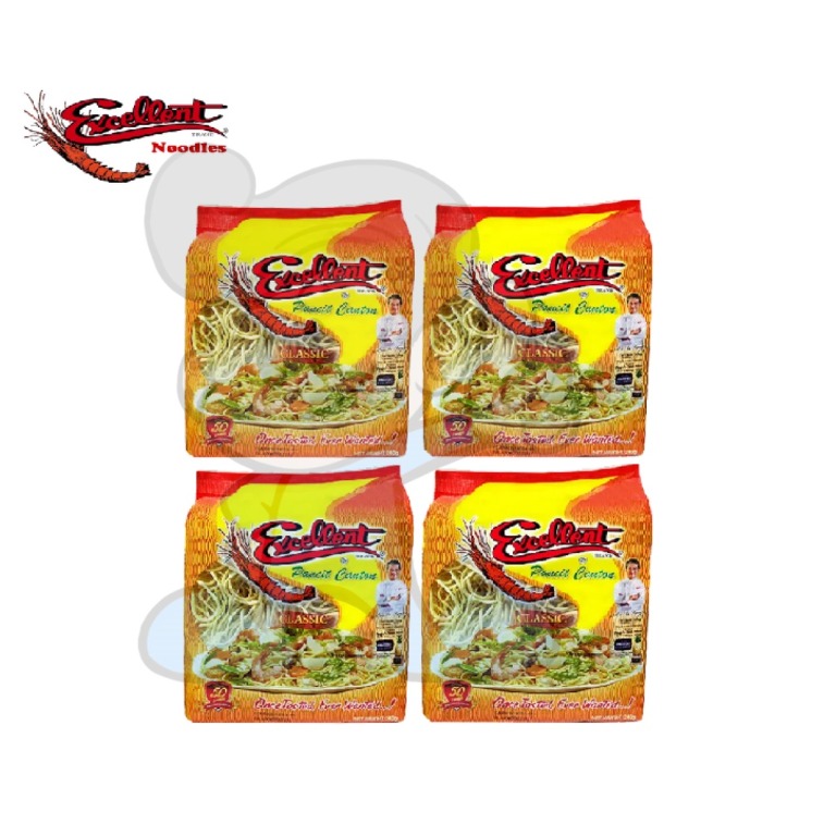 Excellent Pancit Canton Classic (4 x 240 g), Food & Drinks, Rice ...