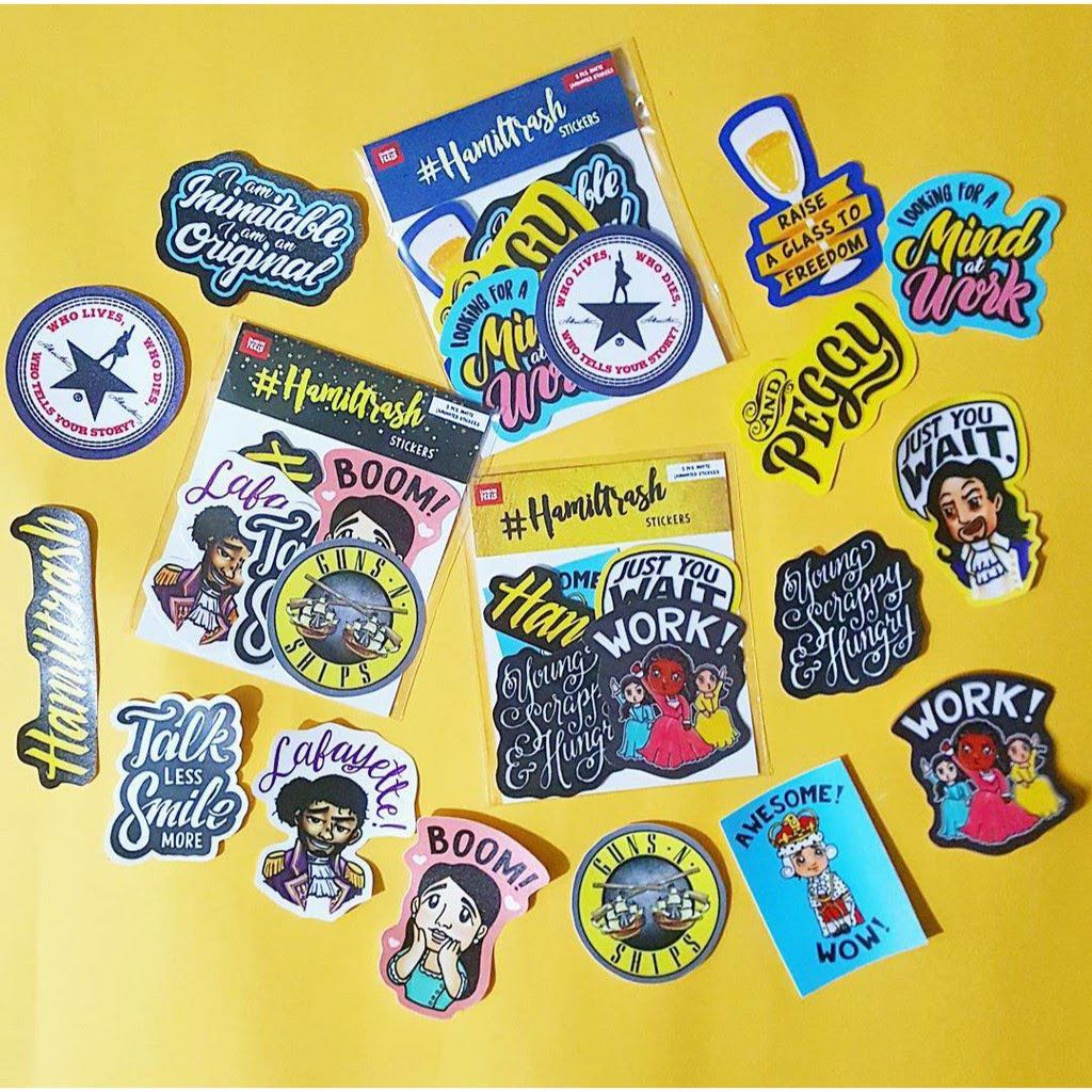 Hamilton Stickers, Hobbies & Toys, Stationary & Craft, Art & Prints on ...