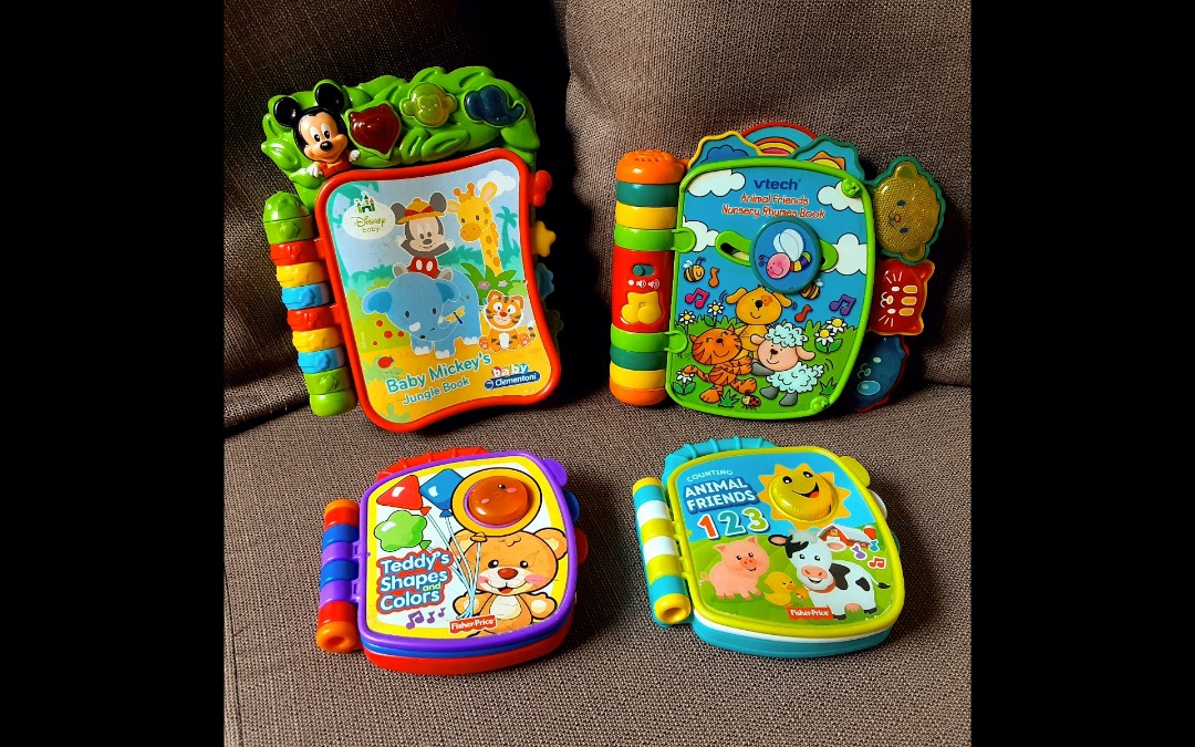 HARD BATTERY OPERATED MUSICAL STORY BOOK, Babies & Kids, Infant ...