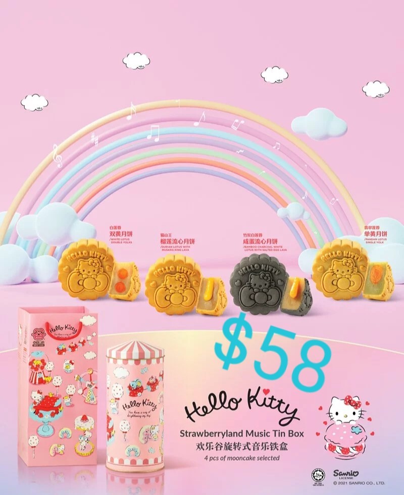Hello kitty mooncake, Bulletin Board, Preorders on Carousell