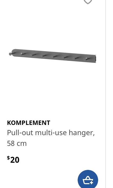 Ikea Pax Komplement Accessories, Furniture & Home Living, Home ...