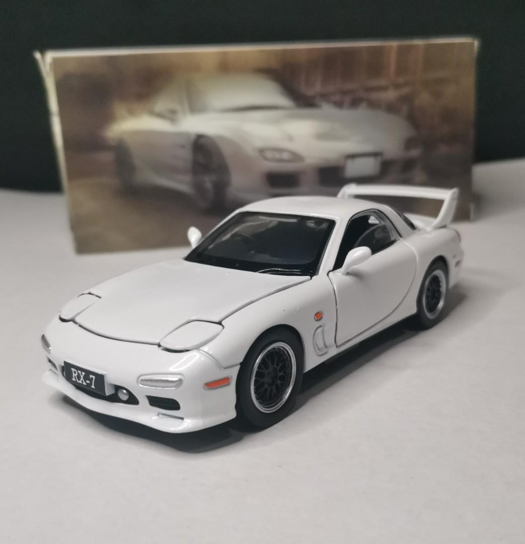 Initial D Mazda RX7 Car Model 1:32 Diecast with Box, Hobbies & Toys ...