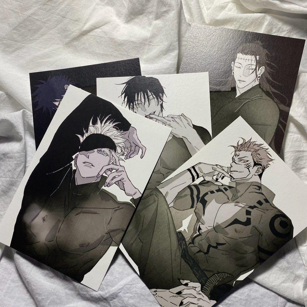 JJK Jujutsu Kaisen Heat Sensitive Postcards by Toshi, Hobbies & Toys ...